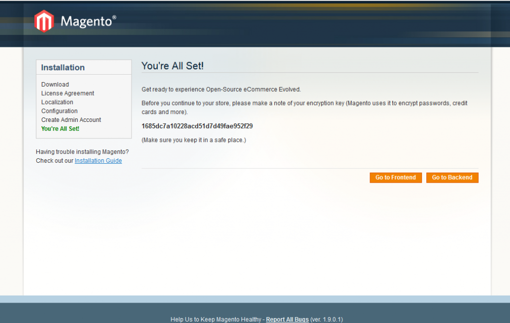 Tutorial: Cómo instalar Magento 1.9 - BAEHOST.com | Nuestro Blog